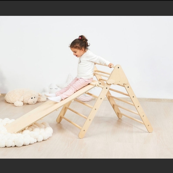 etsy | Toys | Folding Pikler Triangle With Ramp | Poshmark
